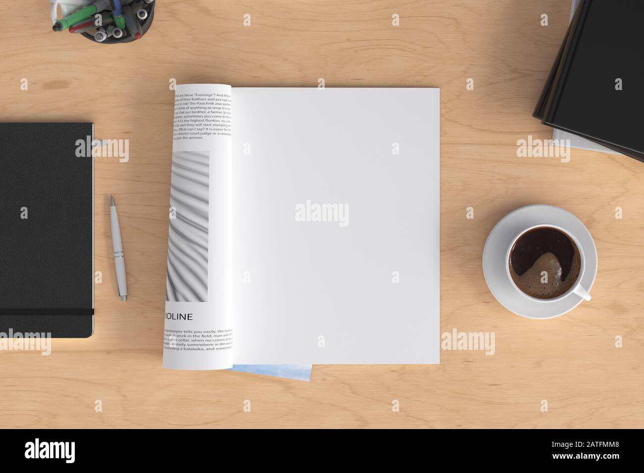 Magazine desk top hi-res stock photography and images - Alamy