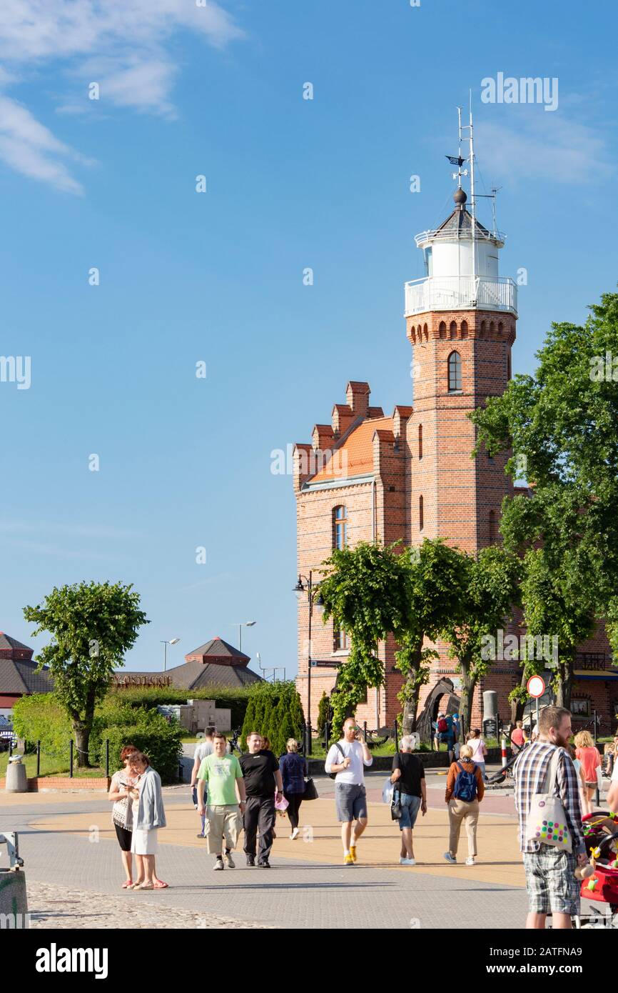 Poland, Ustka, Landmarks and architecture of the city Stock Photo - Alamy