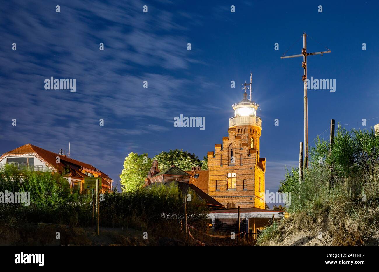 Poland, Ustka, Landmarks and architecture of the city Stock Photo - Alamy