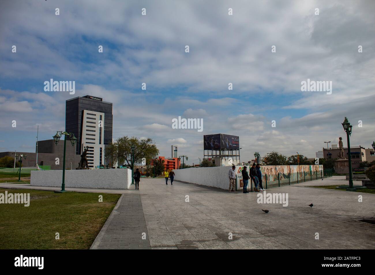 View of the urban city of Monterrey Mexico Stock Photo - Alamy