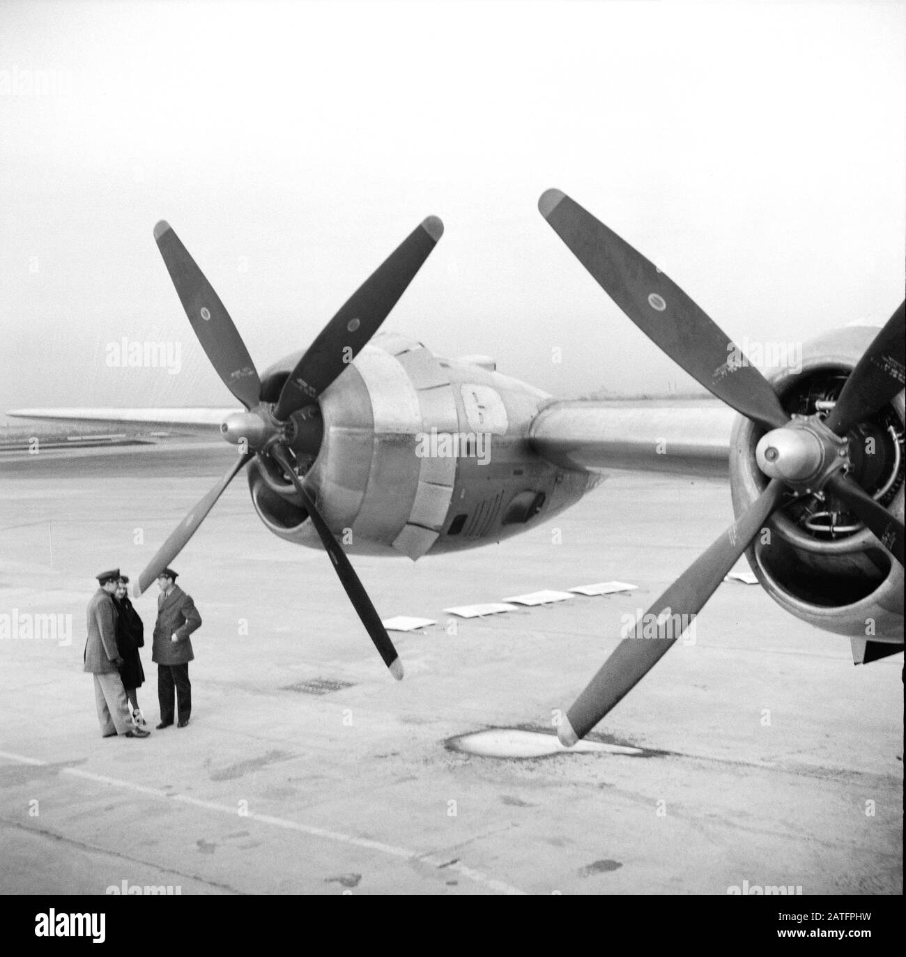 Detail of a B-29 Bombing Plane on Public View, National Airport ...
