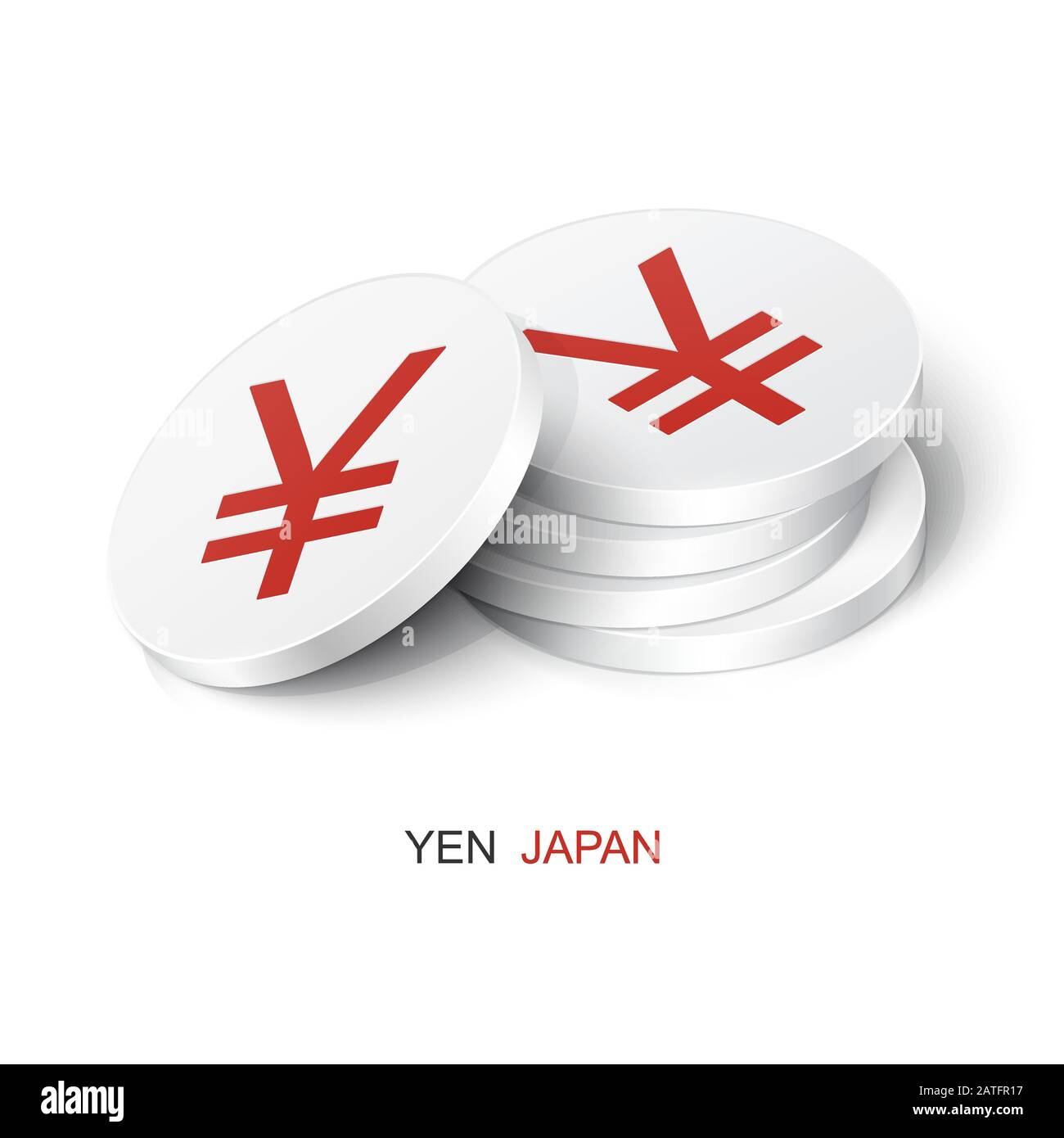 Japanese tokens Stock Vector Images - Alamy