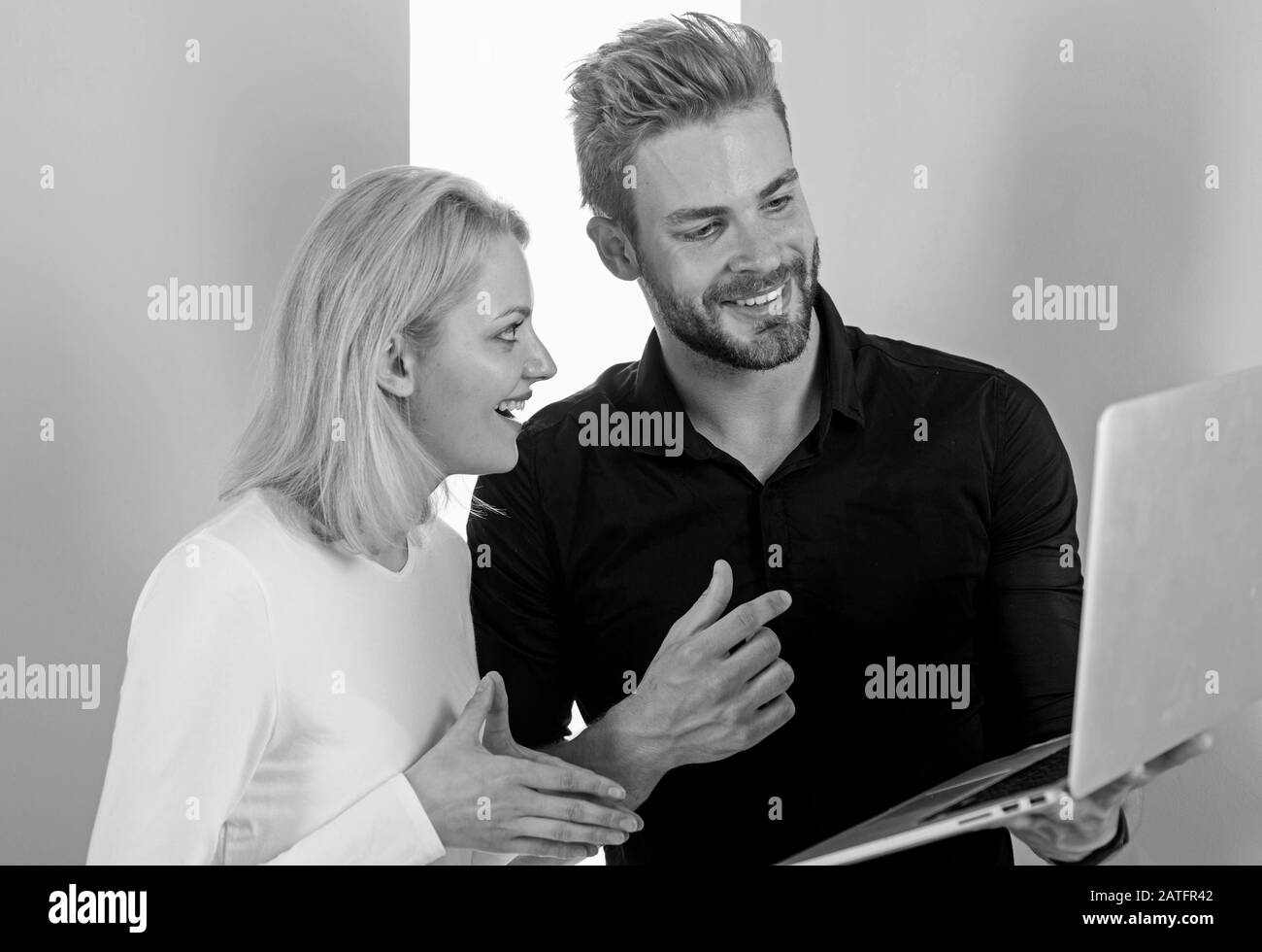 Amazing project. Man presenting project to client. Client and designer ...