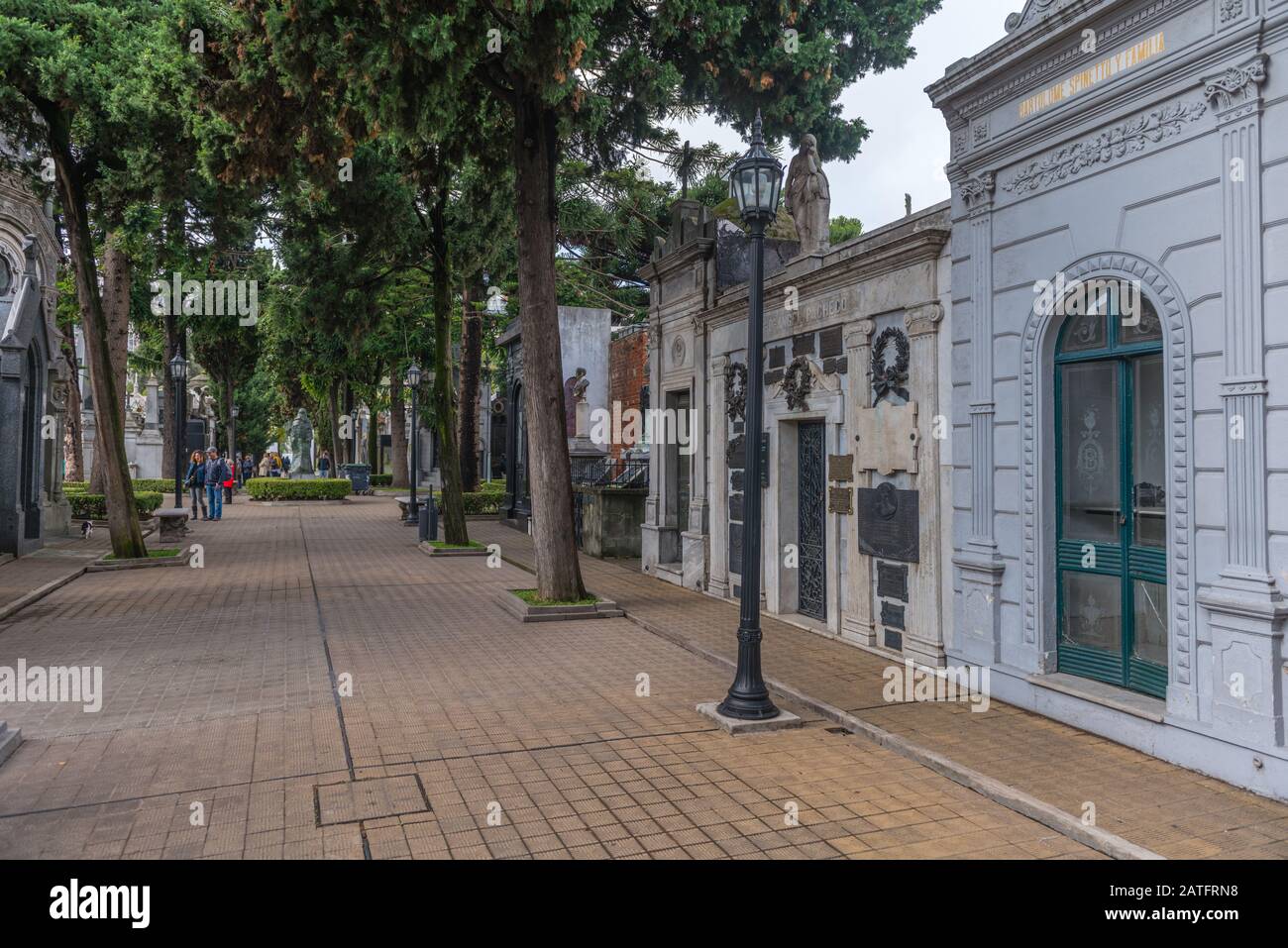 Cementerio de la Recoleta or Recoleta Cemetery, City quarter Recoleta ...