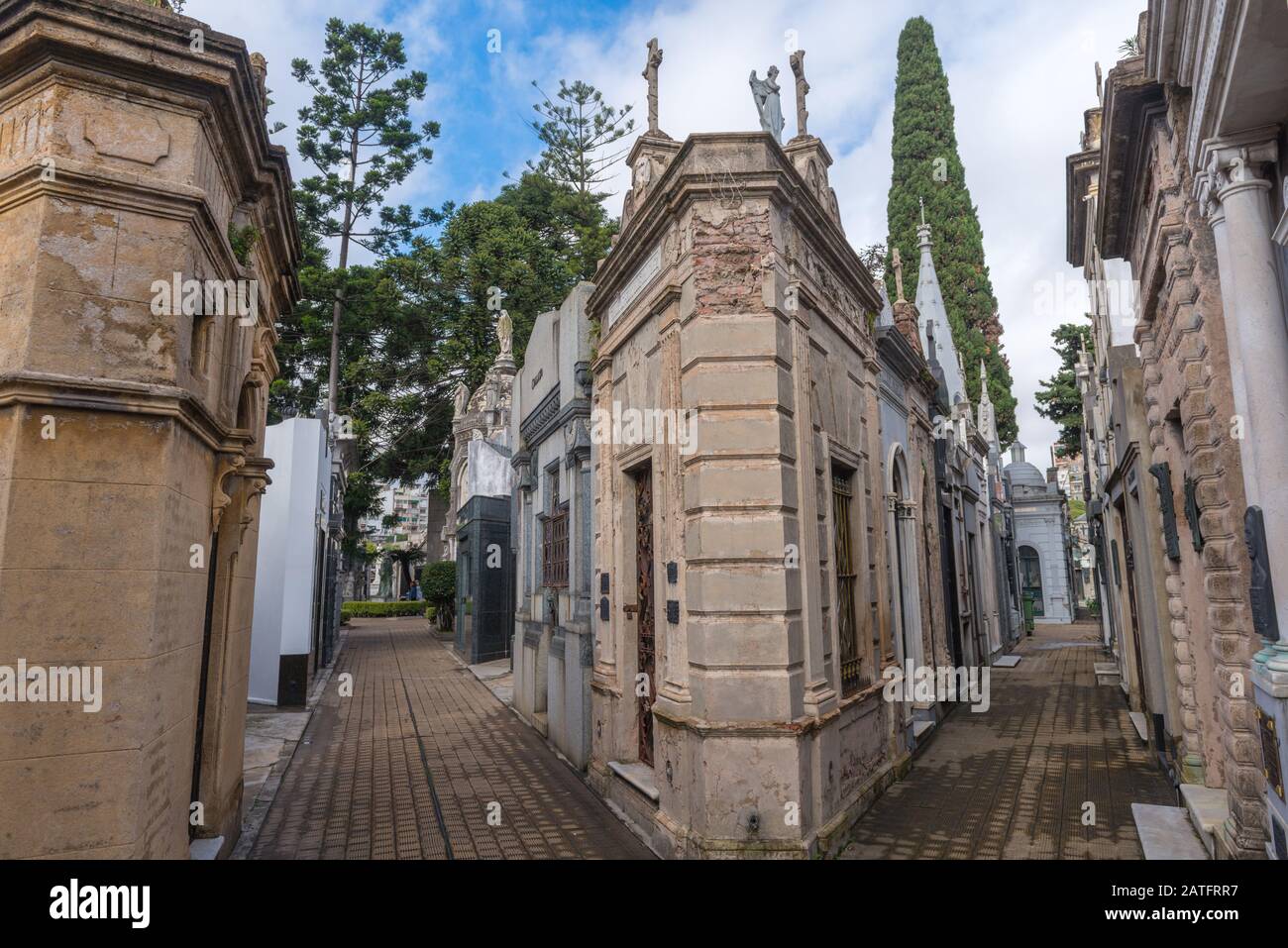 Cementerio de la Recoleta or Recoleta Cemetery, City quarter Recoleta ...
