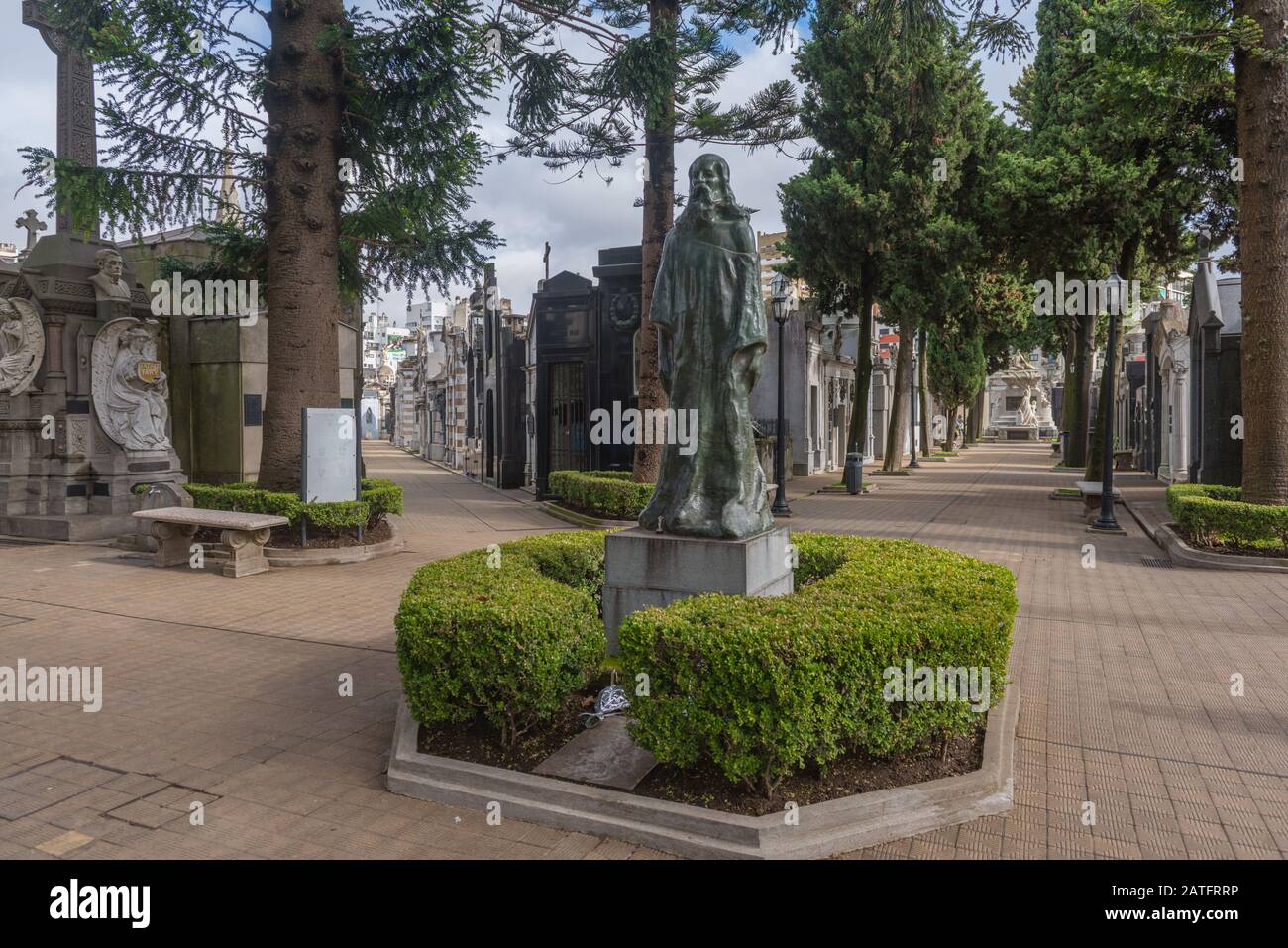 Cementerio de la Recoleta or Recoleta Cemetery, City quarter Recoleta ...