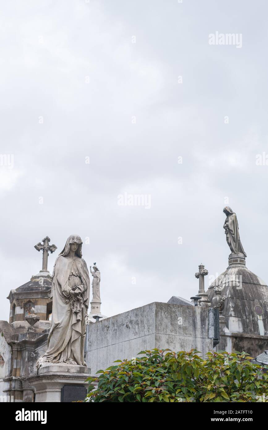Cementerio de la Recoleta or Recoleta Cemetery, City quarter Recoleta ...