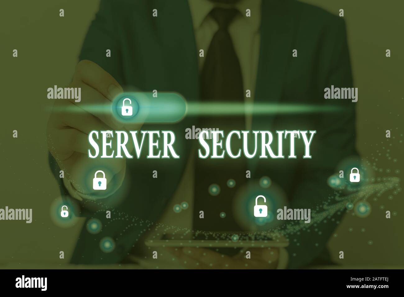 Writing Note Showing Server Security Business Concept For Web Server