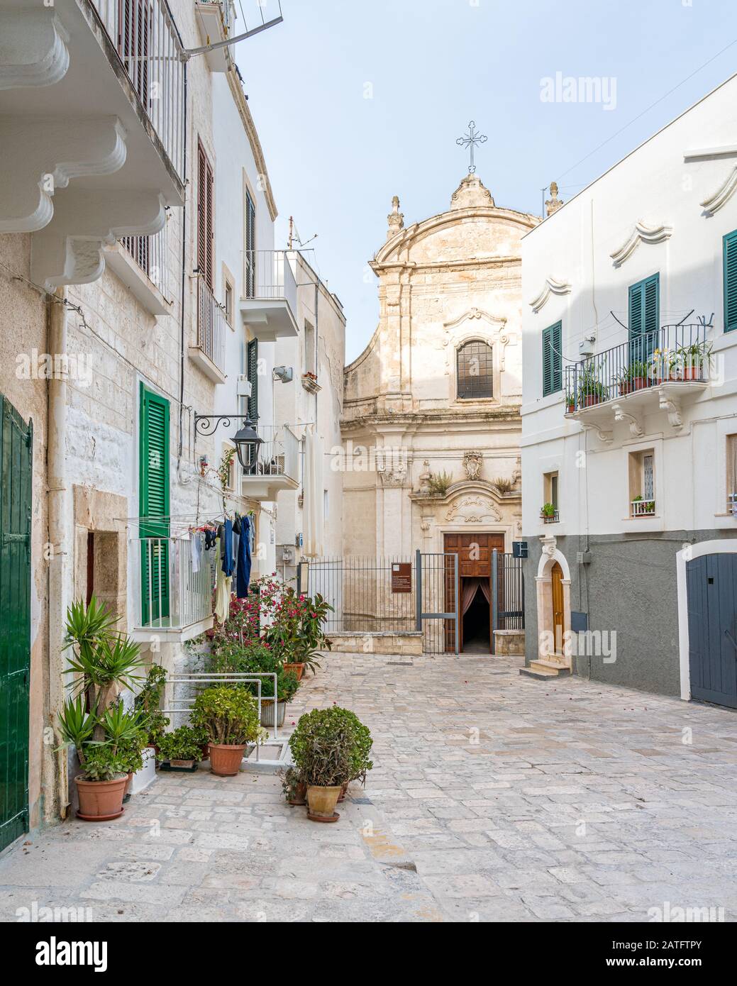 Scenic summer sight in Monopoli, Bari Province, Puglia (Apulia ...