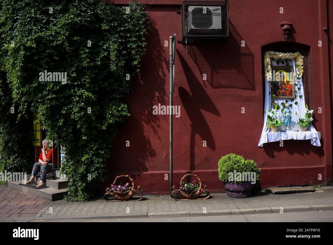 Poland, Swietochlowice, Lipiny district - 20.06.2019: people in ...