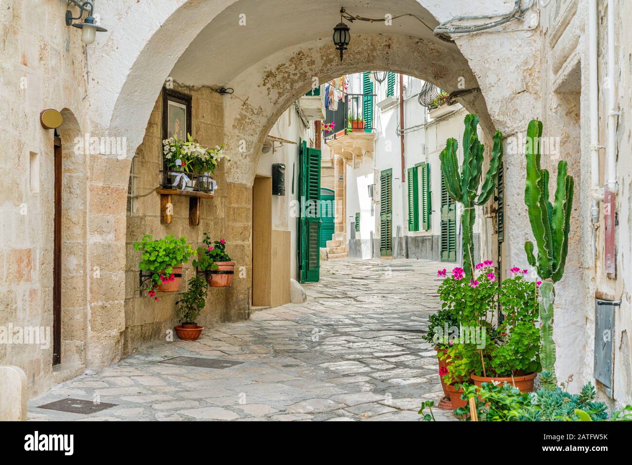 Scenic summer sight in Monopoli, Bari Province, Puglia (Apulia ...