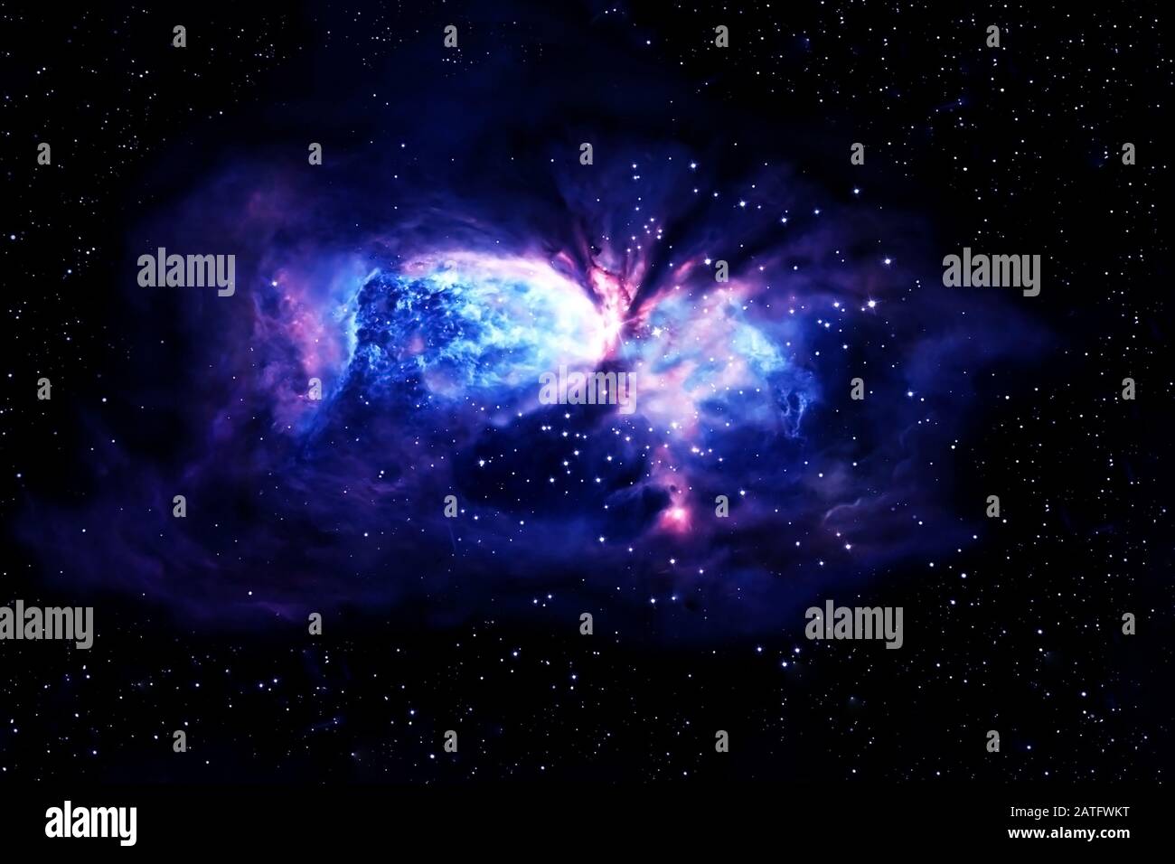 Beautiful, deep space. In pink and blue tones.Elements of this image ...