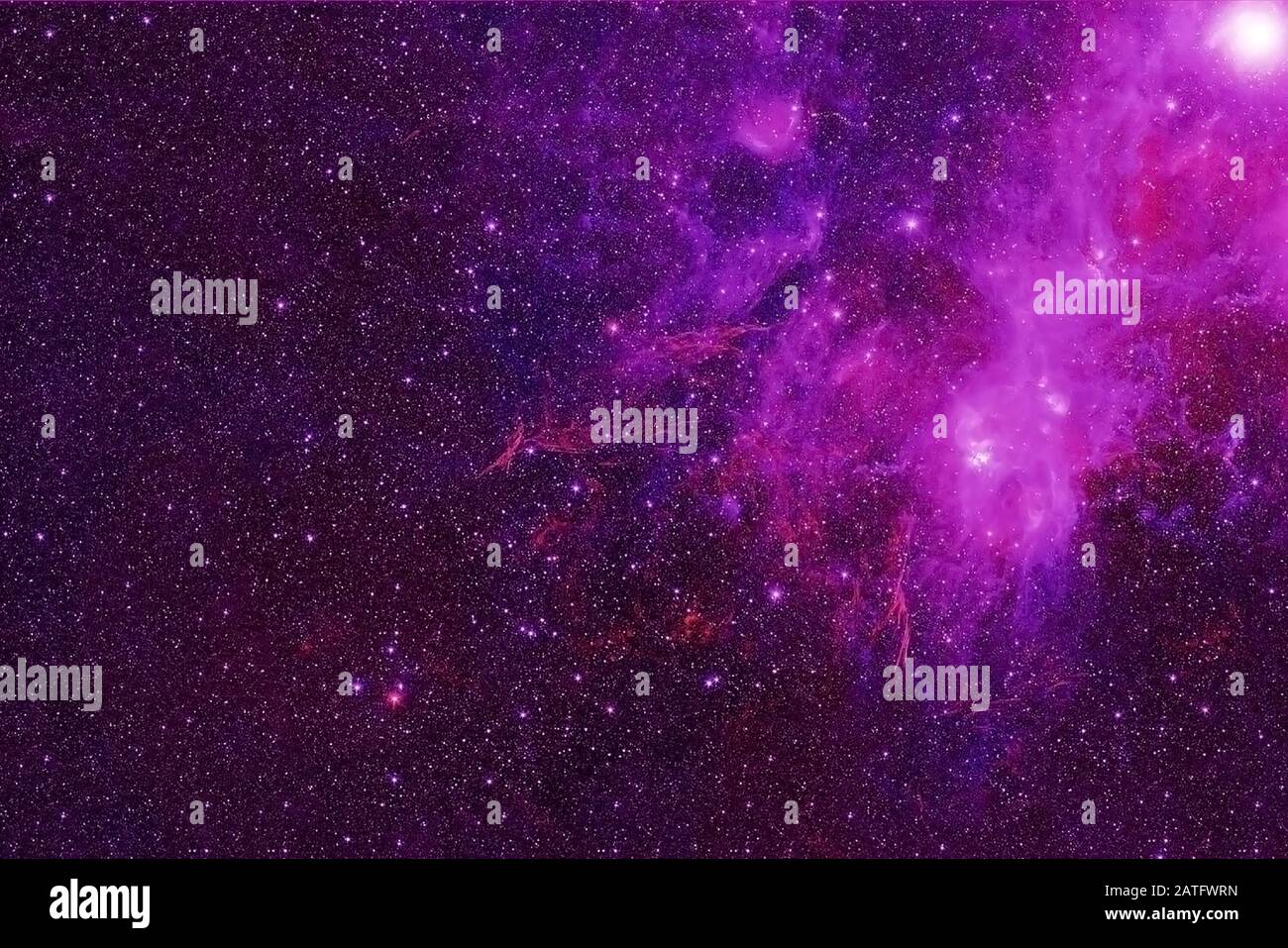 A pink galaxy in deep space. Elements of this image were furnished by ...
