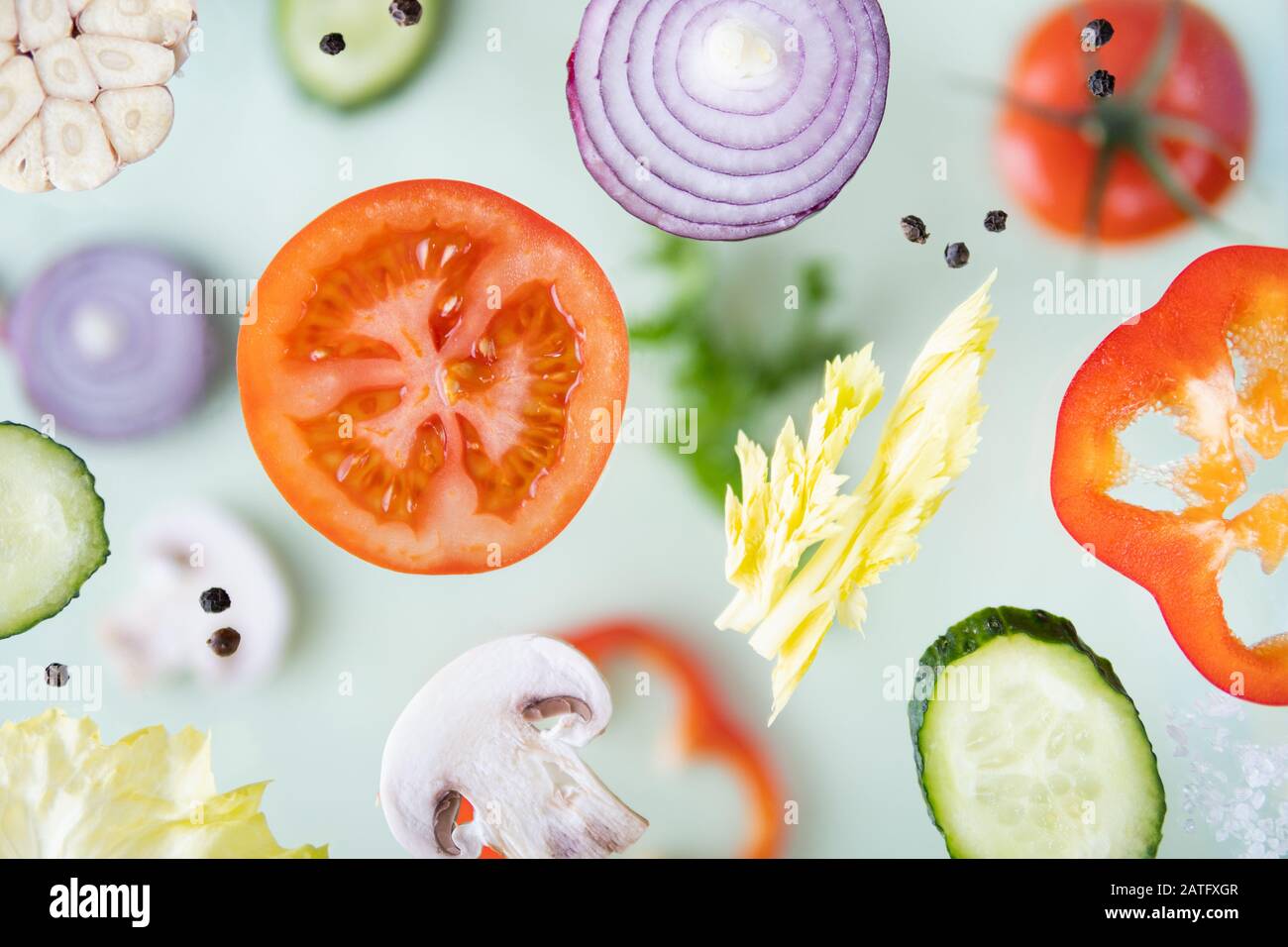 Different vegetables texture hi-res stock photography and images - Alamy