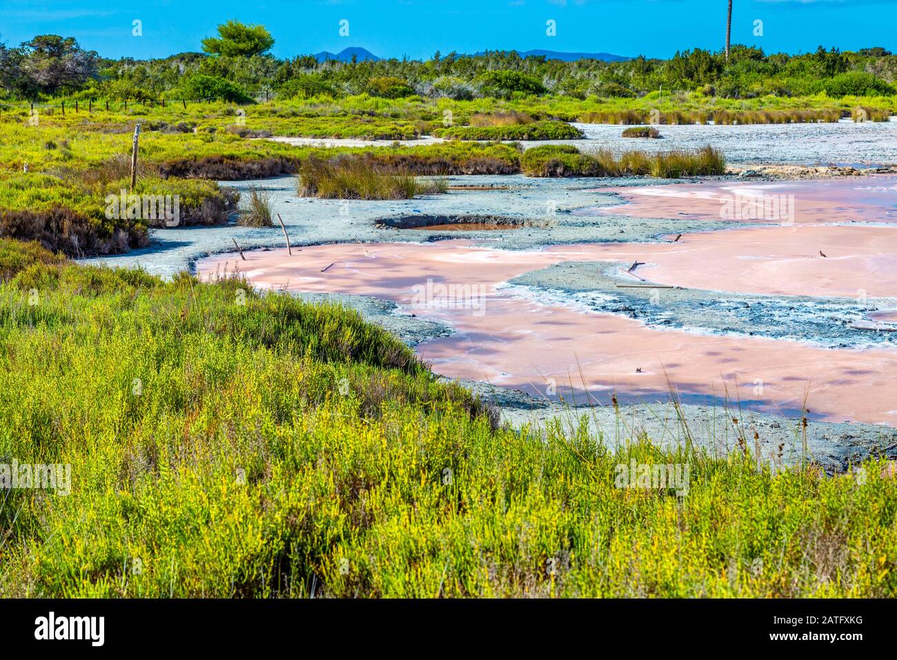 Mud baths on S'Espalmador, Formentera, Spain Stock Photo - Alamy