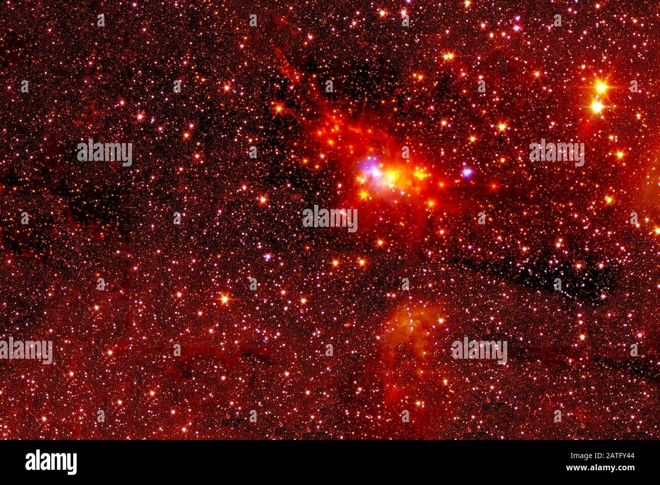 Red Star Nebula Nasa