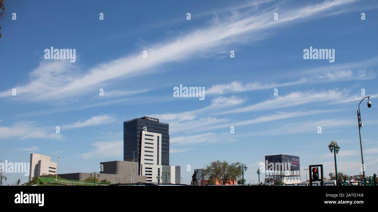 View of the urban city of Monterrey Mexico Stock Photo - Alamy