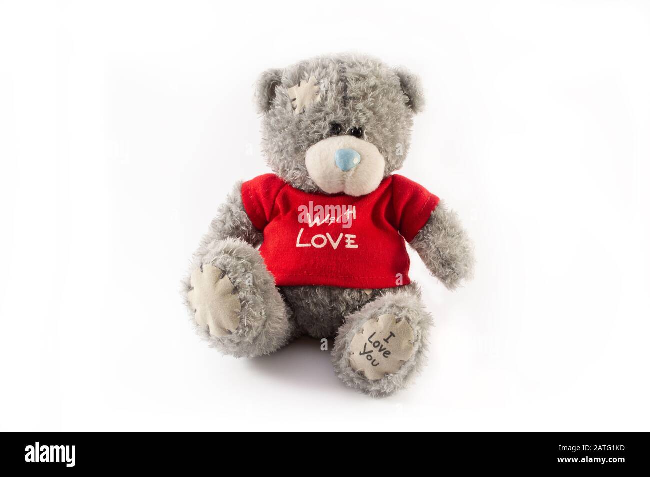In images teddy bear on a white background with clipping path Stock ...