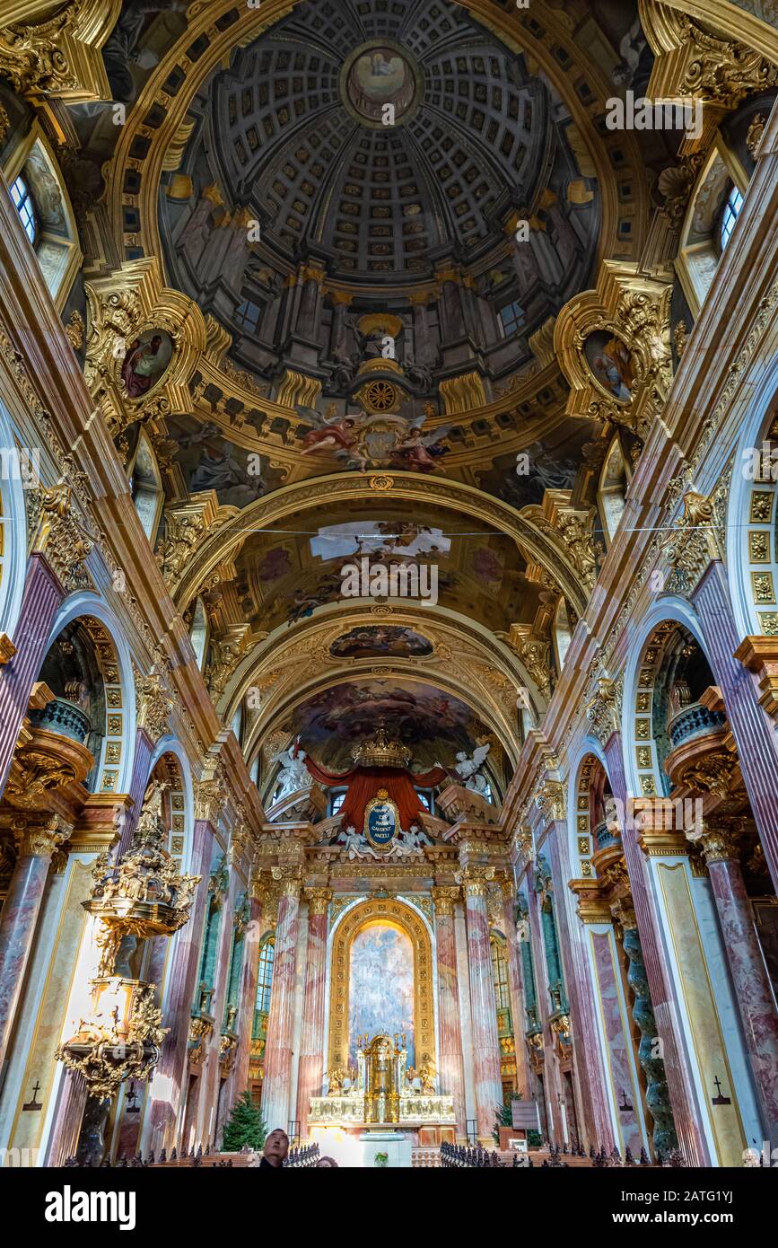 The Jesuit Church, also known as the University Church (Jesuitenkirche ...