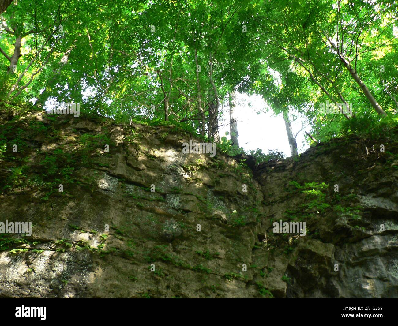 Cliff, John Bryan State Park, Ohio Stock Photo - Alamy