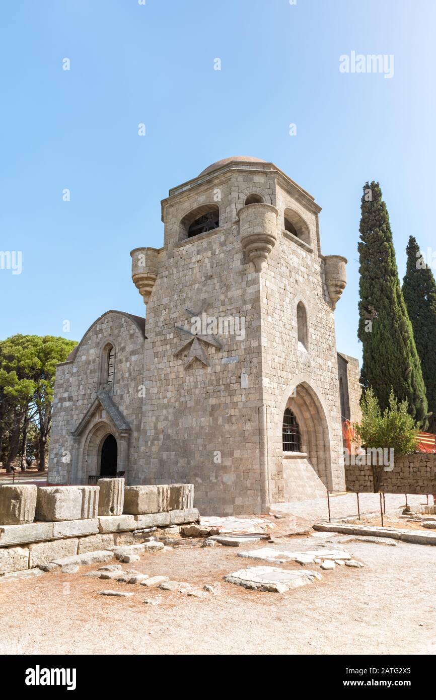 Medieval Monastery of Filerimos on Acropolis of Ialyssos (Rhodes ...