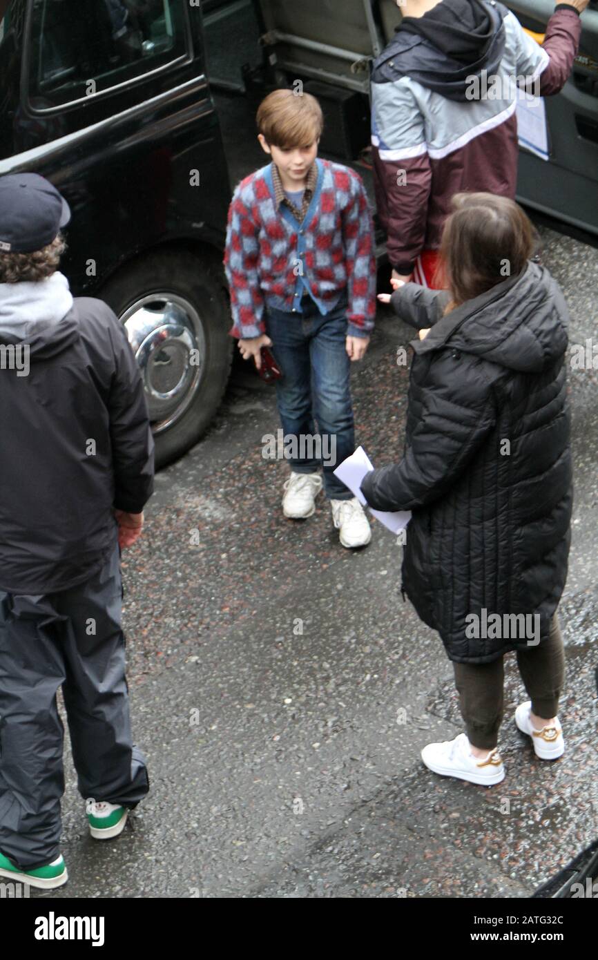 Canadian Child actor Jacob Tremblay on set of The Death and Life of ...