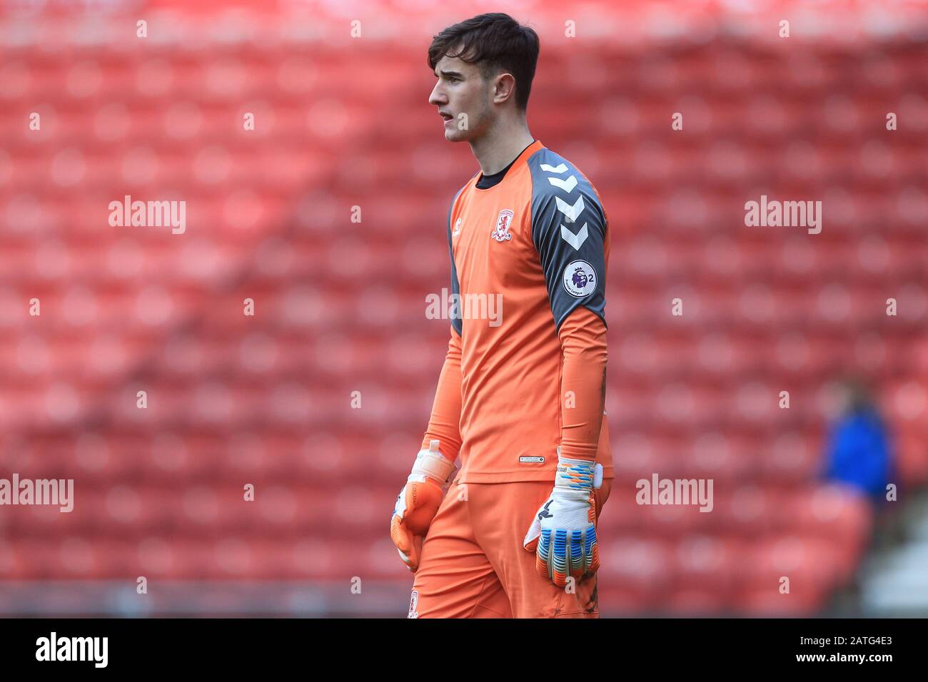 NEWCASTLE UPON TYNE, ENGLAND - FEBRUARY 1ST Sol Brynn of Middlesbrough ...