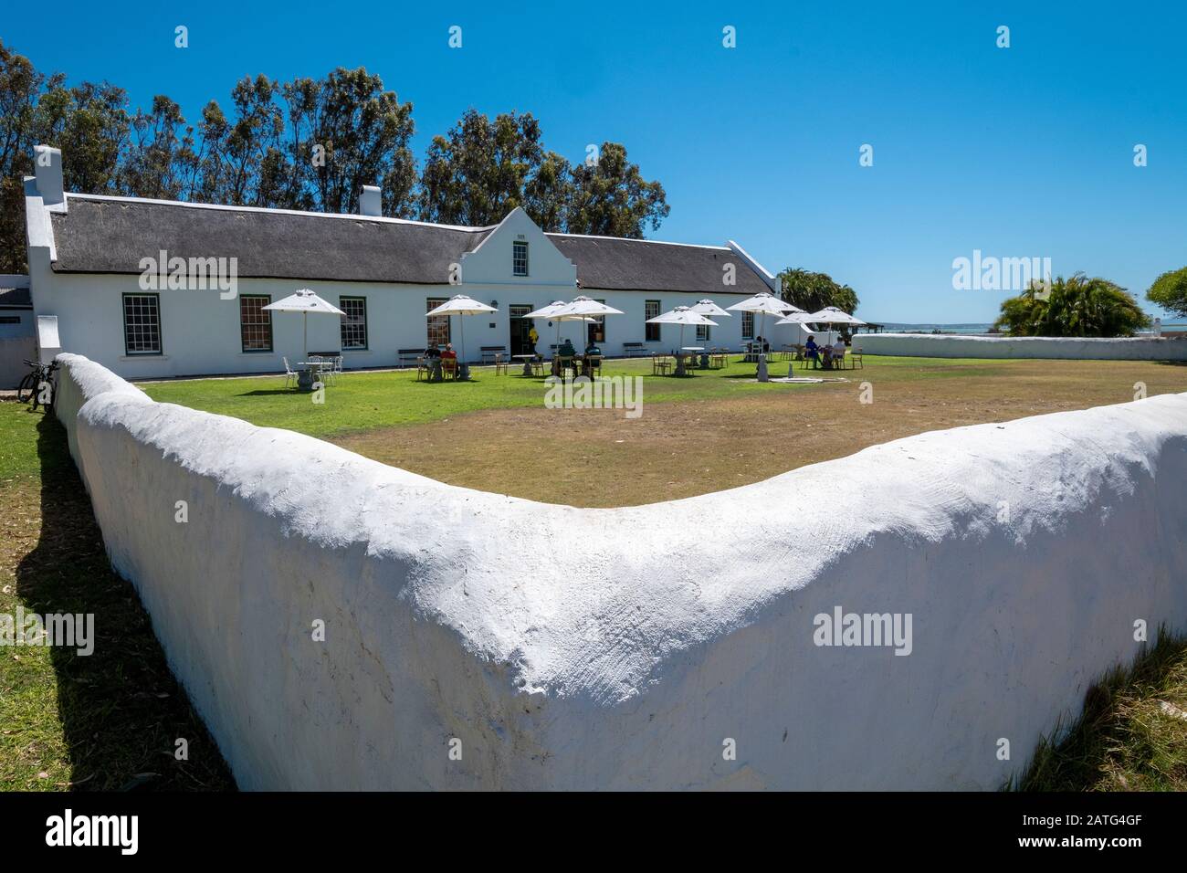 Visitors having lunch at the Geelbek Visitor Centre in the West Coast ...