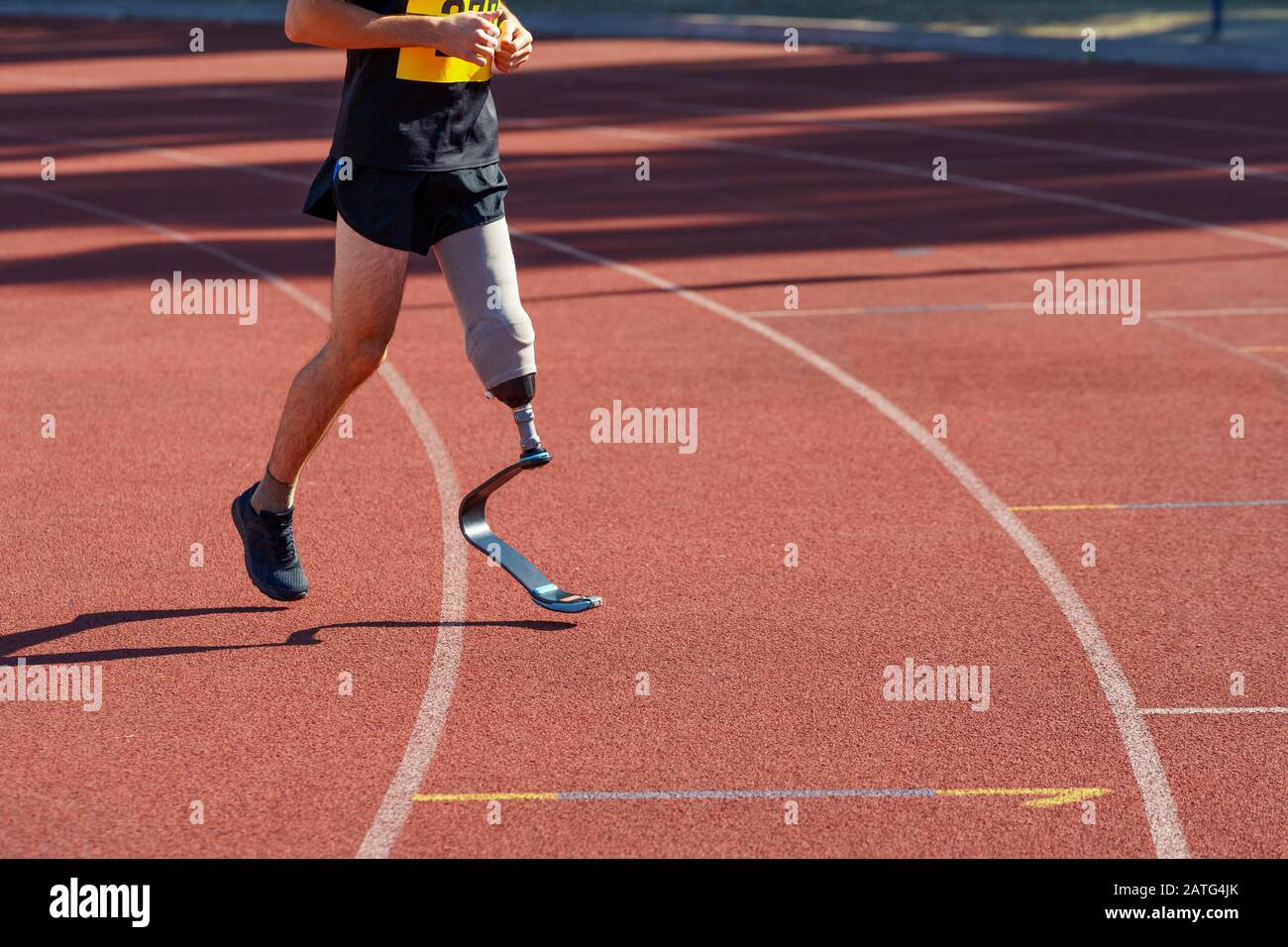 Prosthetic leg athlete hi-res stock photography and images - Alamy