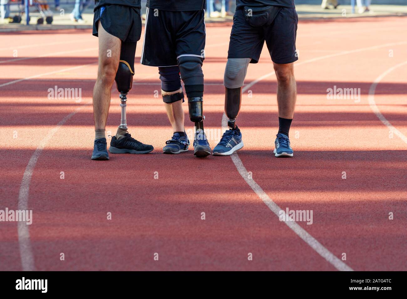 Amputee athlete start line hi-res stock photography and images - Alamy