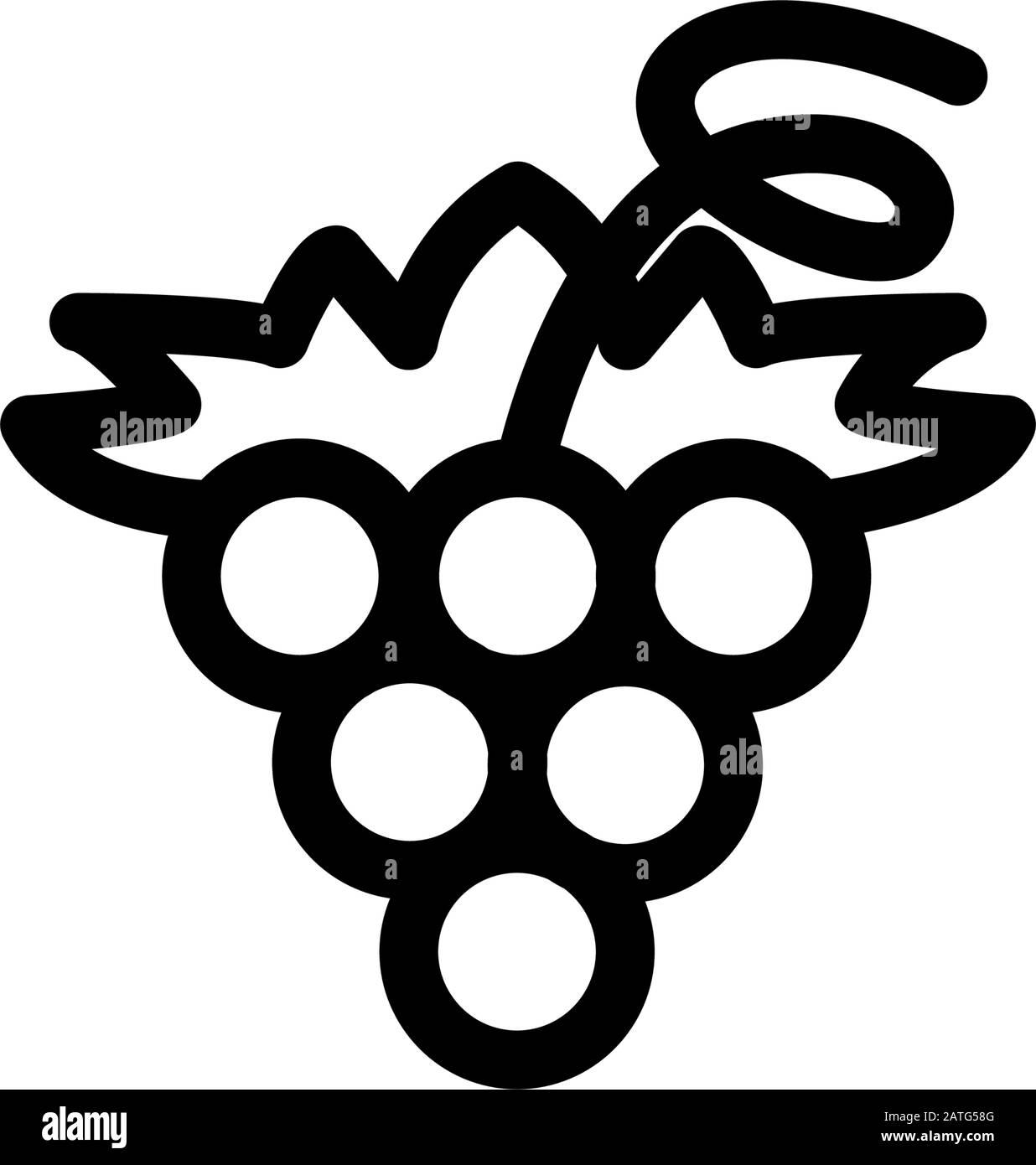 Fresh fruit symbol Black and White Stock Photos & Images - Alamy