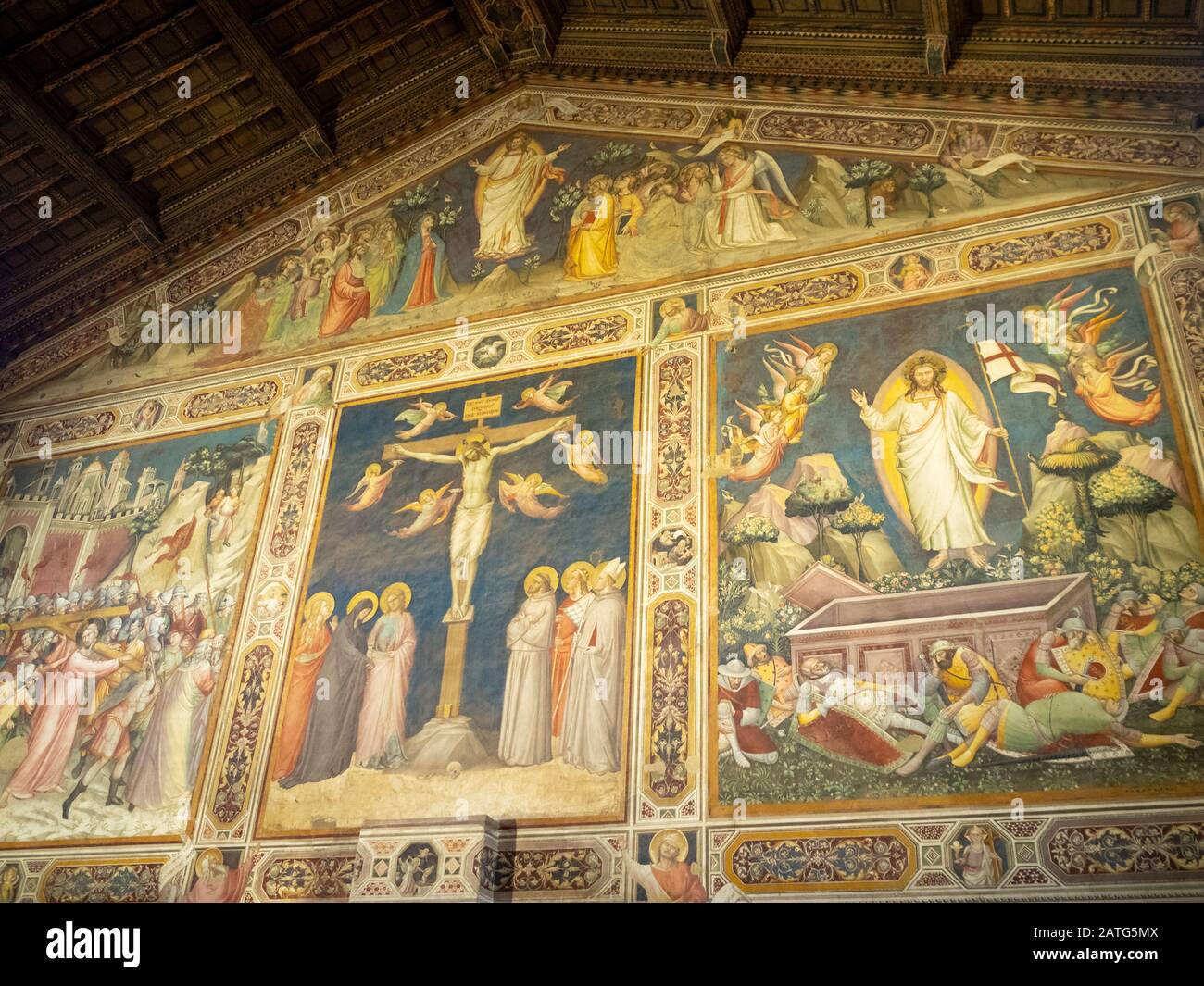 Fresco basilica santa croce hi-res stock photography and images - Alamy