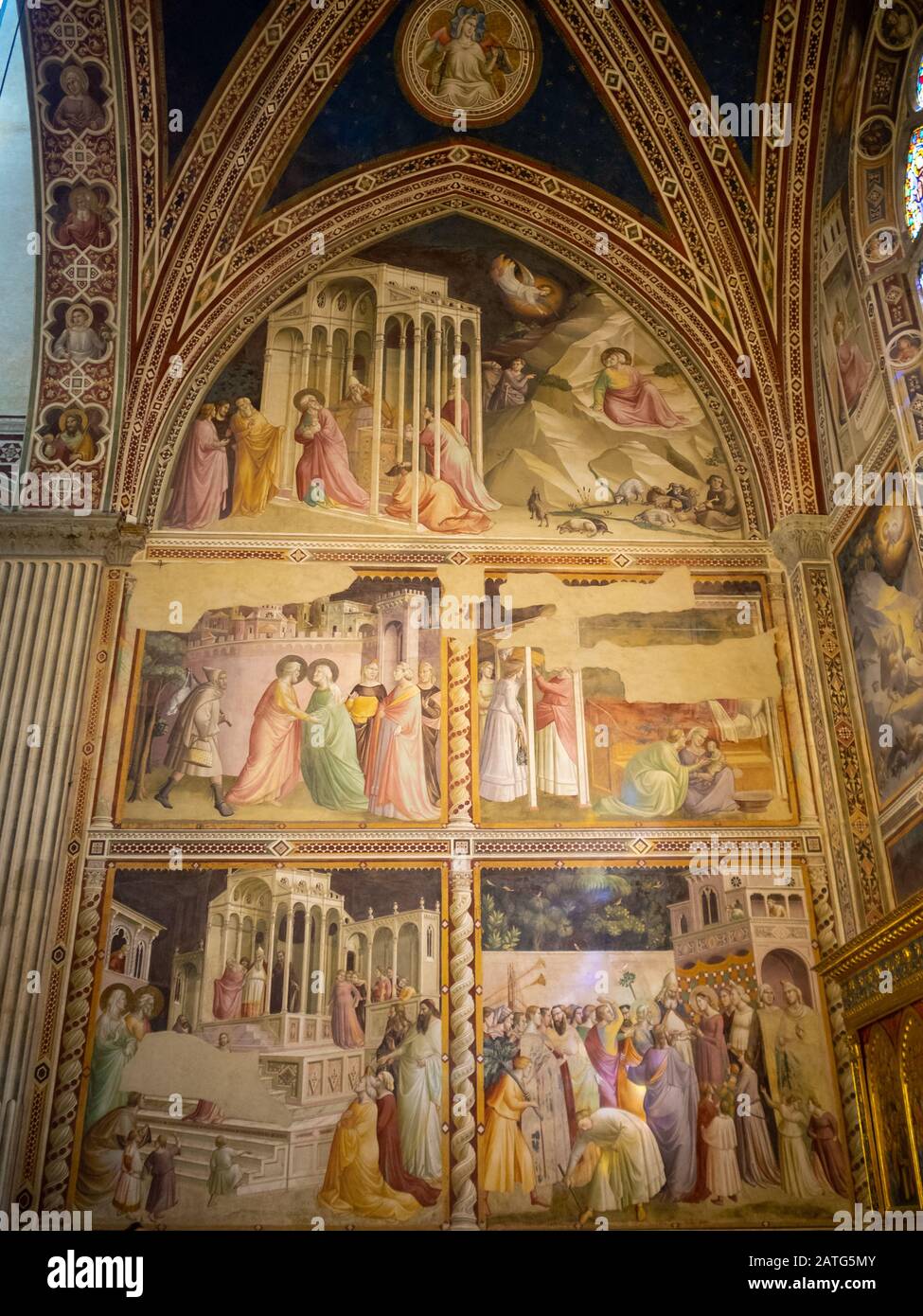 Fresco basilica santa croce hi-res stock photography and images - Alamy