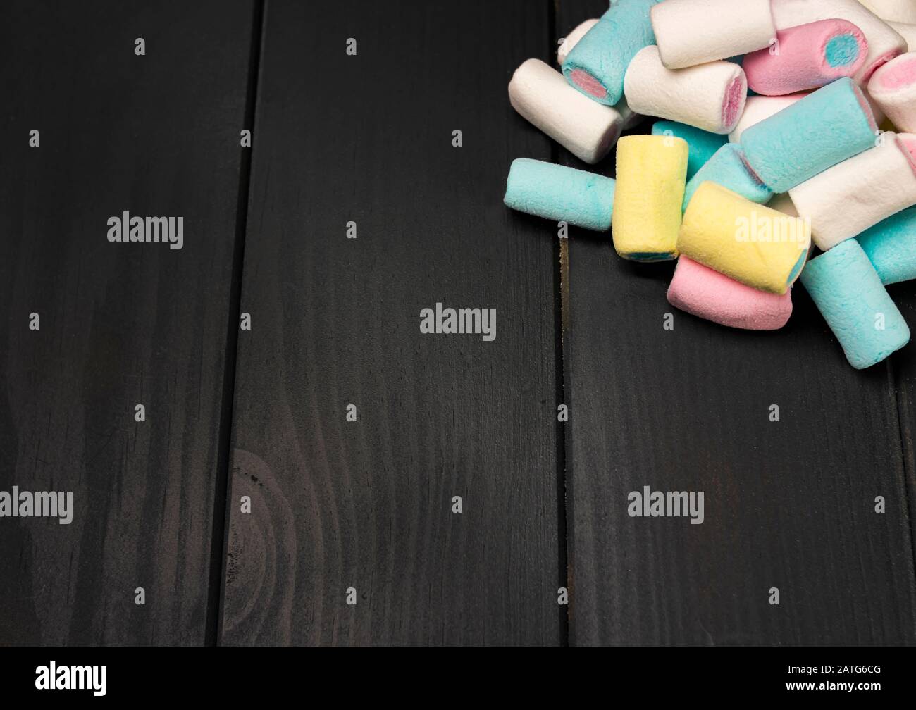 Colored candy with sugary sponge texture for children's parties Stock ...