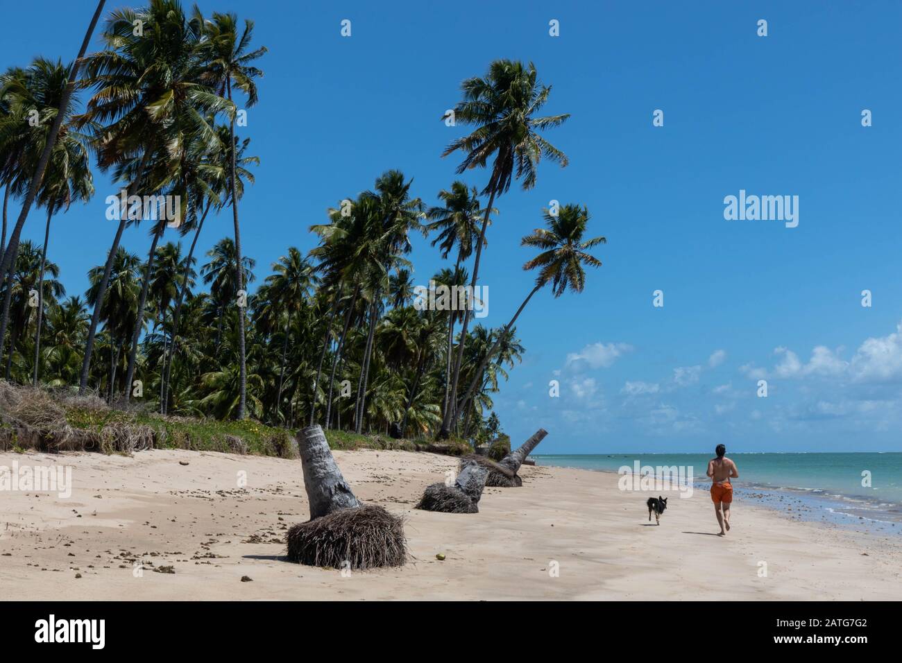 Porto de Pedras / Alagoas / Brazil. December, 1, 2019. Praia do Patacho ...