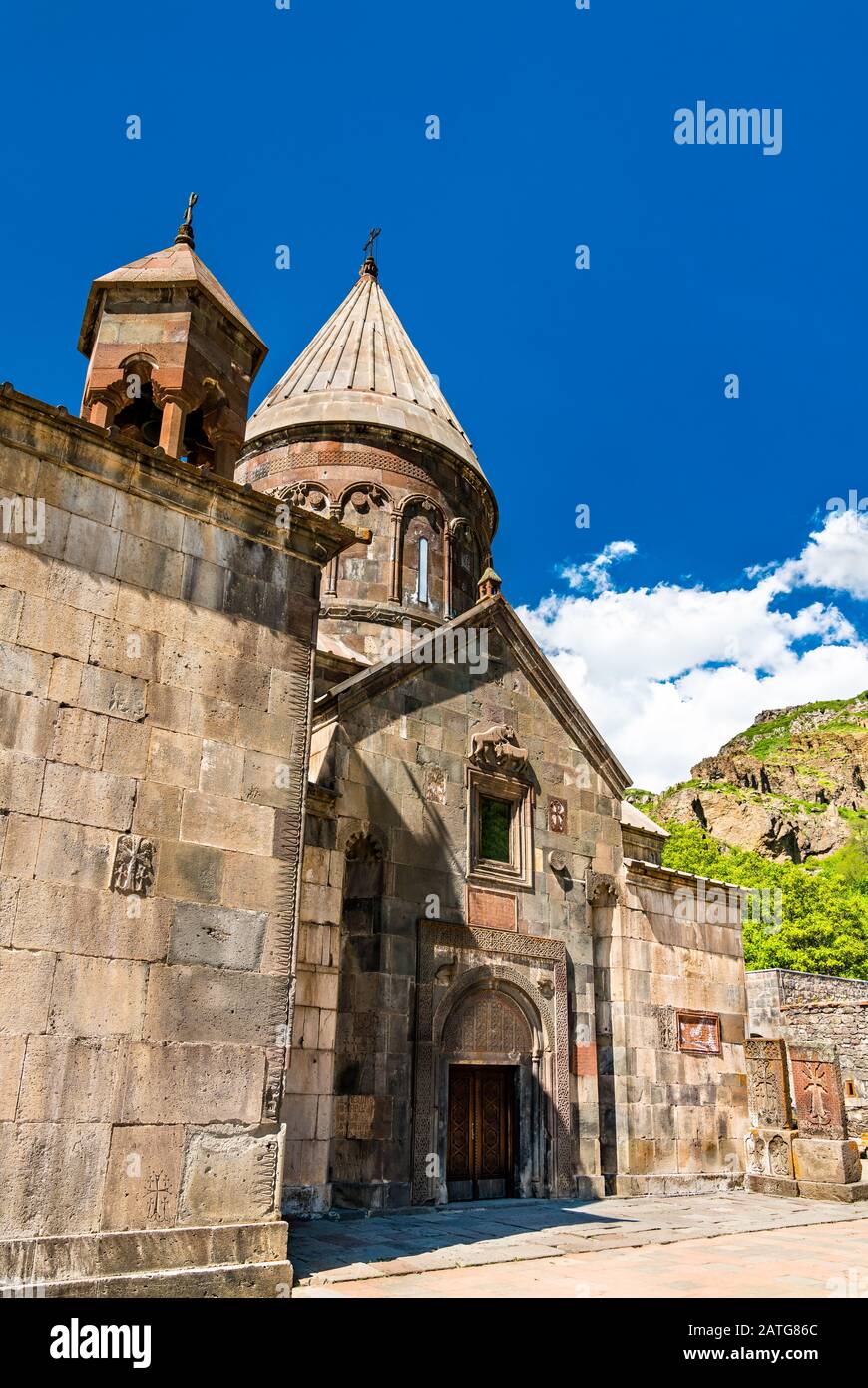 Geghard monastery, UNESCO world heritage in Armenia Stock Photo - Alamy