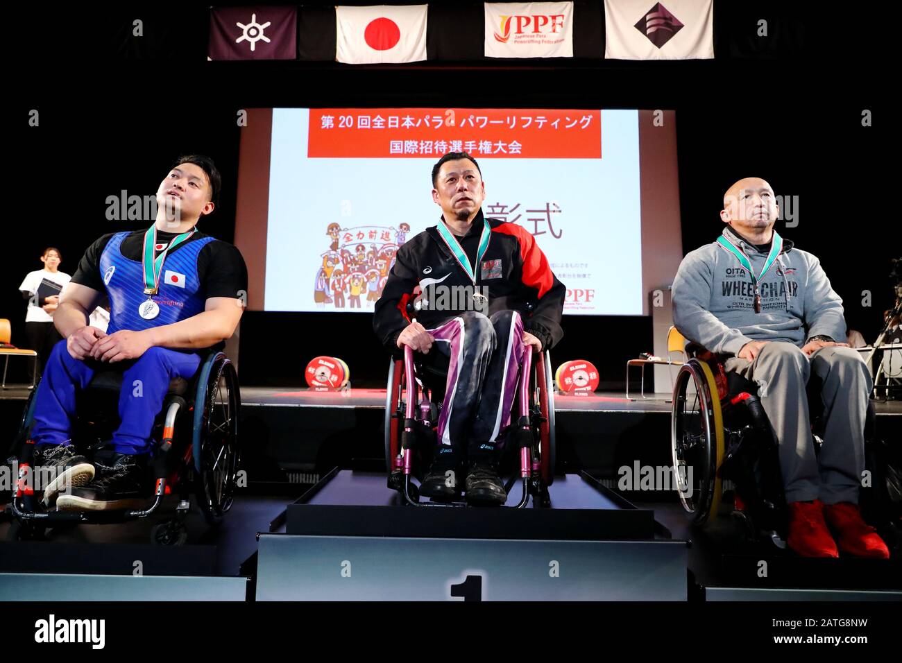 Nippon Kogakuin Hachioji College, Tokyo, Japan. 2nd Feb, 2020. (L-R ...