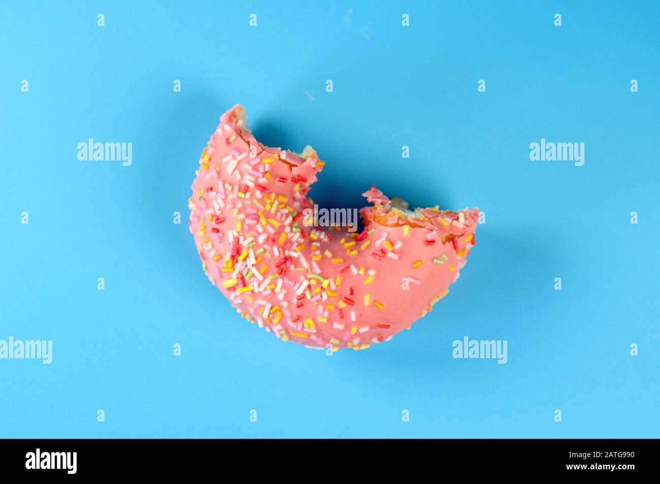 Donut or donut with missing bite hi-res stock photography and images ...