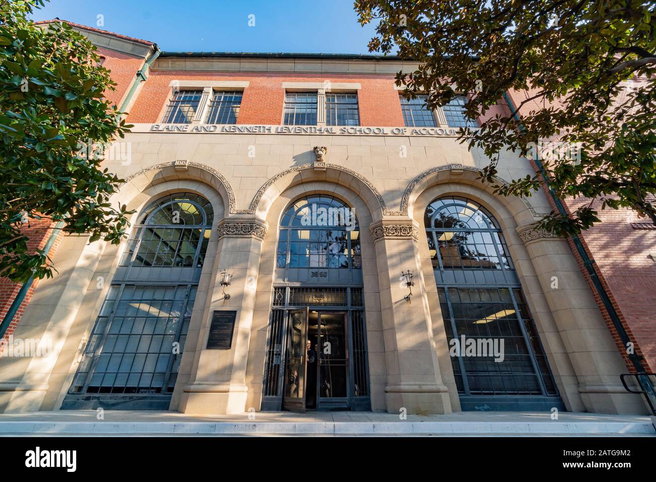 Los Angeles, Jan 15: Afternoon sunny view of the Elaine and Kenneth ...