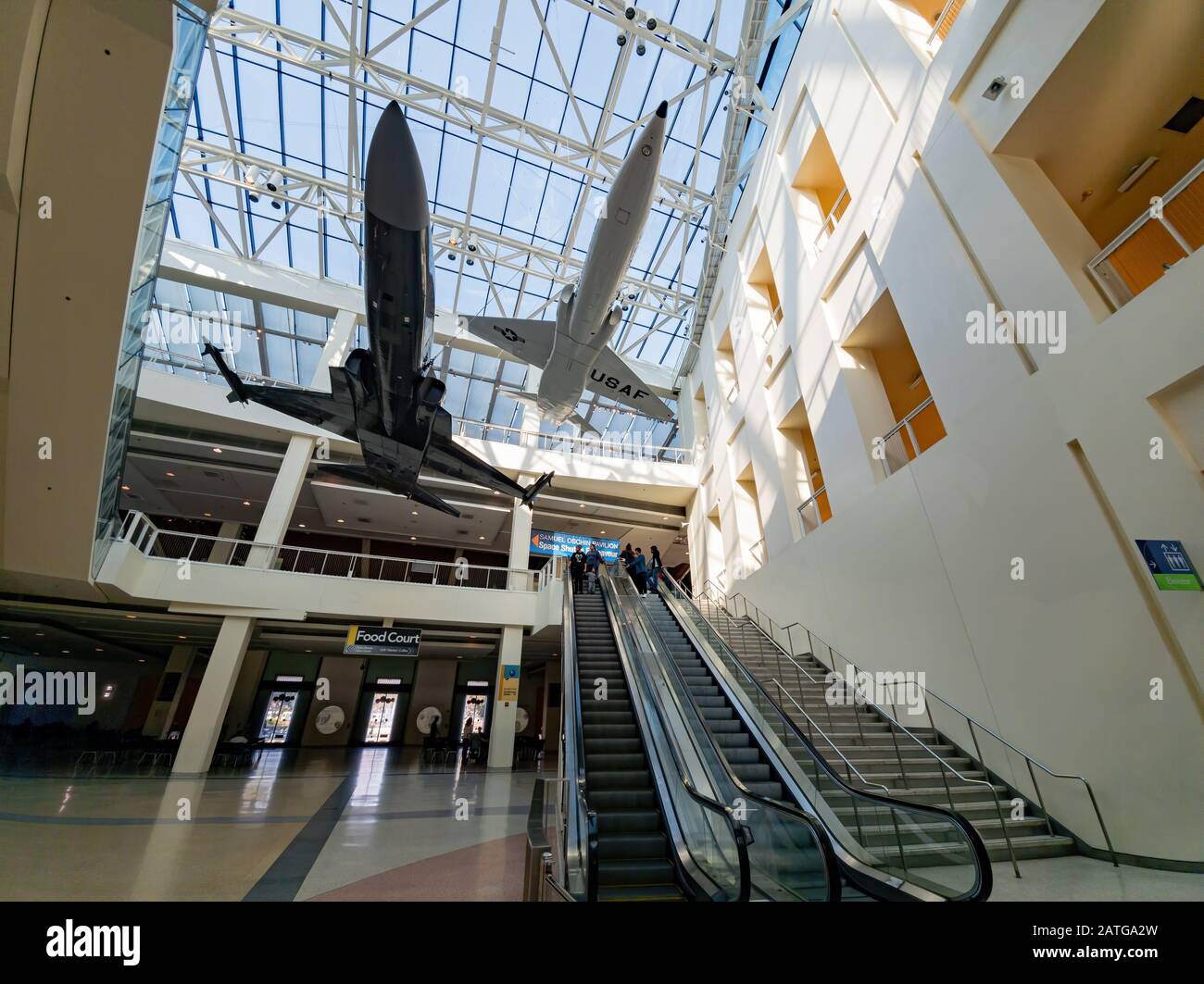 Los Angeles, Jan 15: Interior view of the California Science Center on ...
