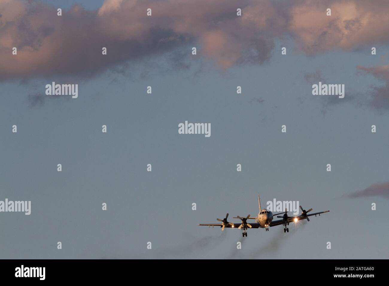 A Lockheed P-3C Orion reconnaissance aircraft with Fleet Air-wing 4 of ...