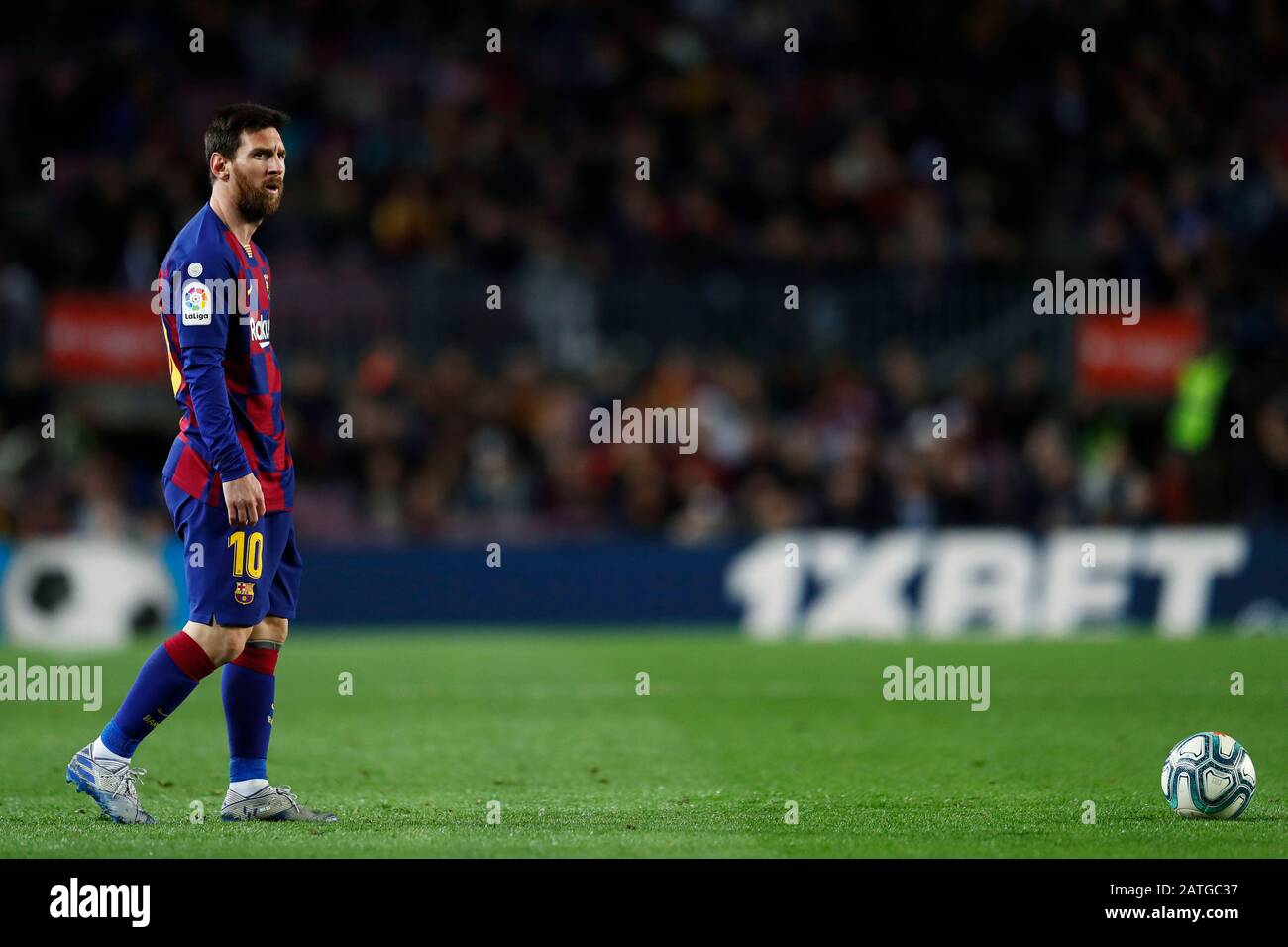 Barcelona, Spain. Credit: D. 2nd Feb, 2020. Lionel Messi (Barcelona ...