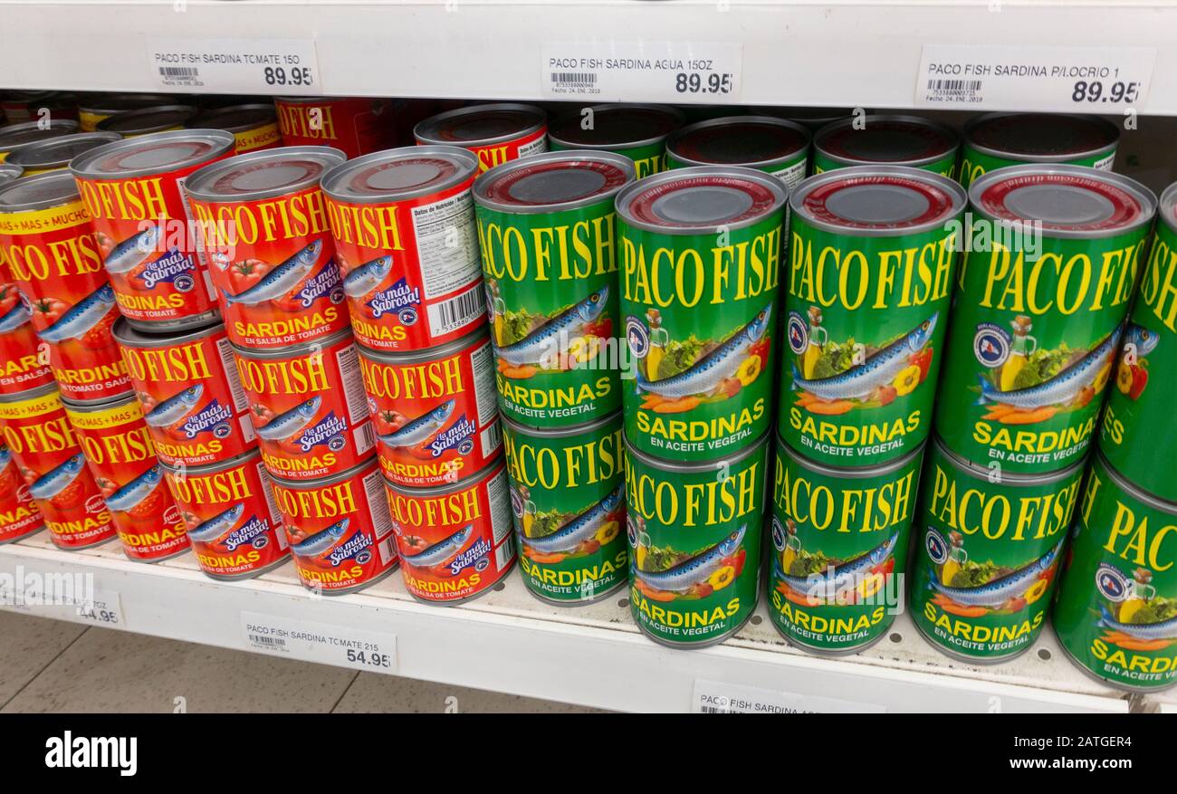 products in grocery store in Santo Domingo Dominican Republic Stock ...