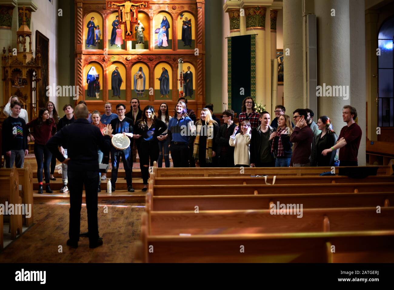 High School Choir Singing