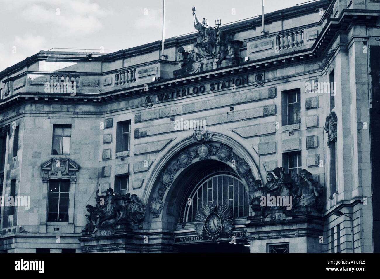 Waterloo Station, Waterloo, Lambeth, London, England Stock Photo - Alamy