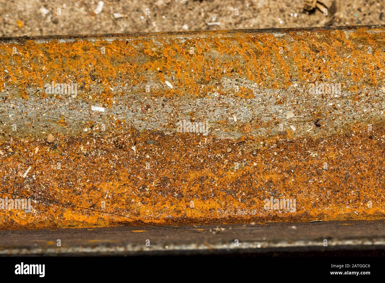 orange rust on steel Stock Photo - Alamy