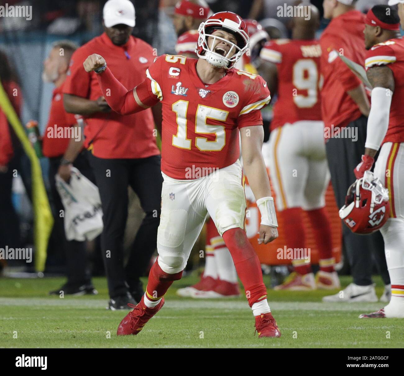 Patrick mahomes super bowl liv hi-res stock photography and images - Alamy