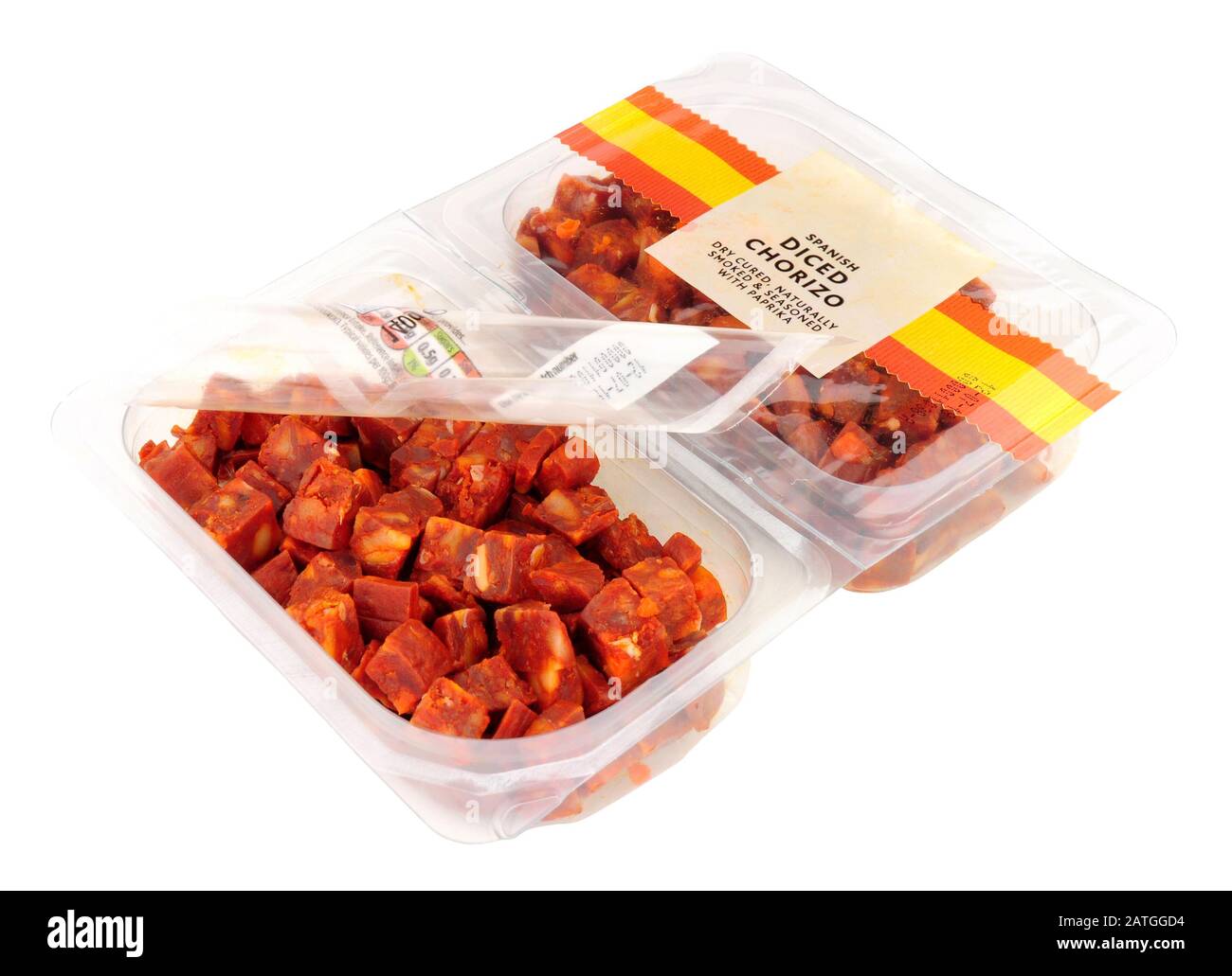 Chopped chorizo isolated hi-res stock photography and images - Alamy