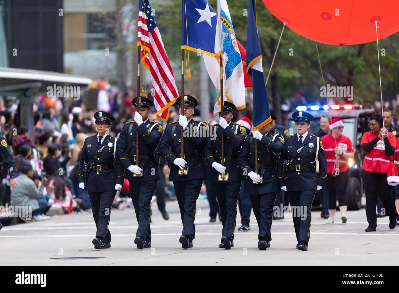 Houston, Texas, USA - November 28, 2019: H-E-B Thanksgiving Day Parade ...