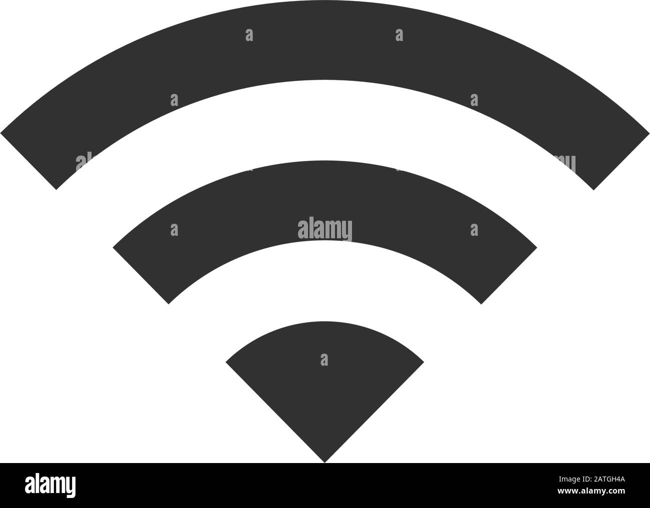 Simple UI WIFI, Wireless Flat Web Mobile Icon. Stock Vector ...